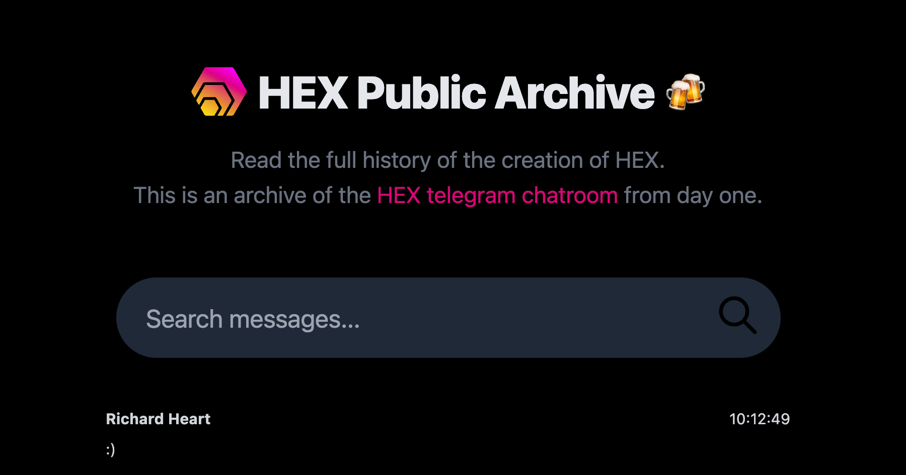 HEX.pub — HEX Creation Archive